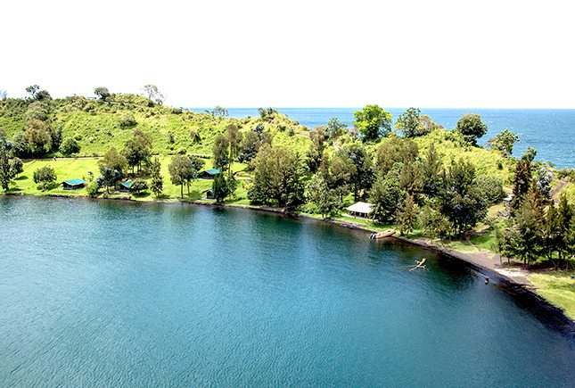 Tchegera Island, Lake Kivu - Tropicair